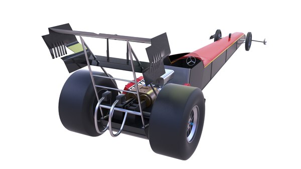 3D Top Fuel Dragster model - TurboSquid 1788694