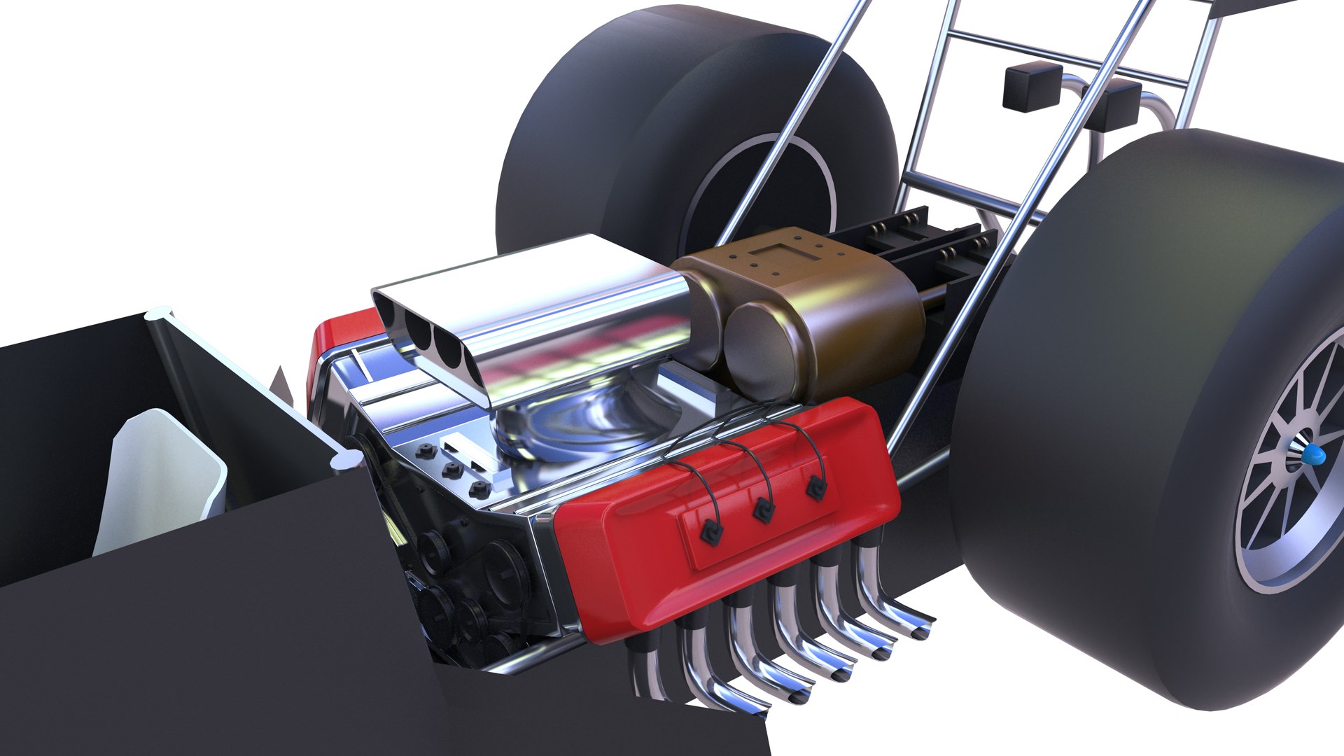 3D Top Fuel Dragster Model - TurboSquid 1788694