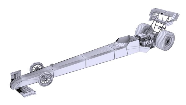 3D Top Fuel Dragster model - TurboSquid 1788694