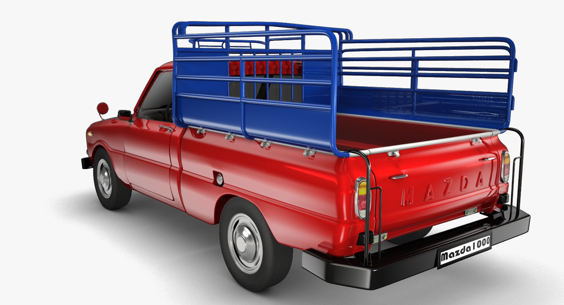 3d Model Mazda 1000 Pickup