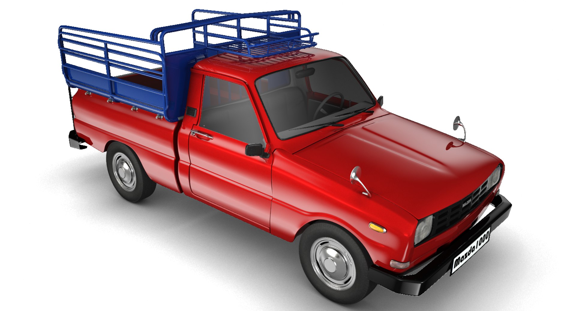 3d Model Mazda 1000 Pickup