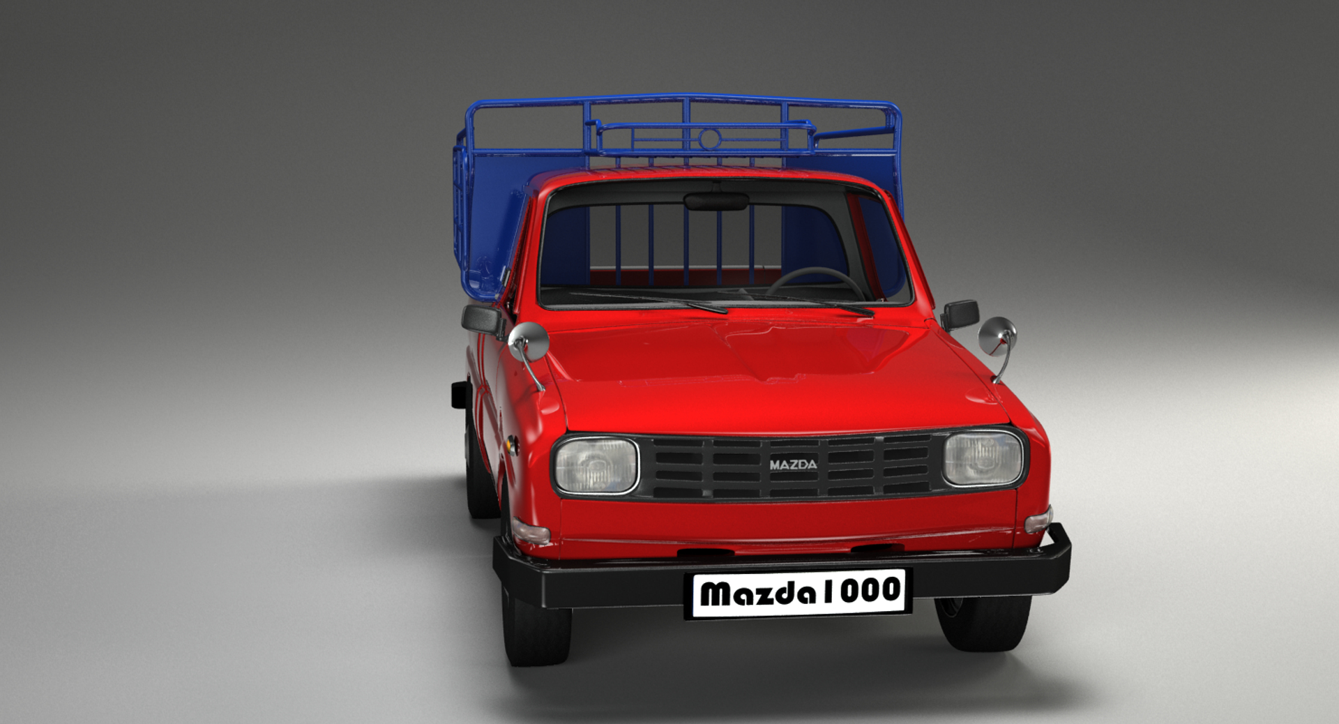 3d Model Mazda 1000 Pickup