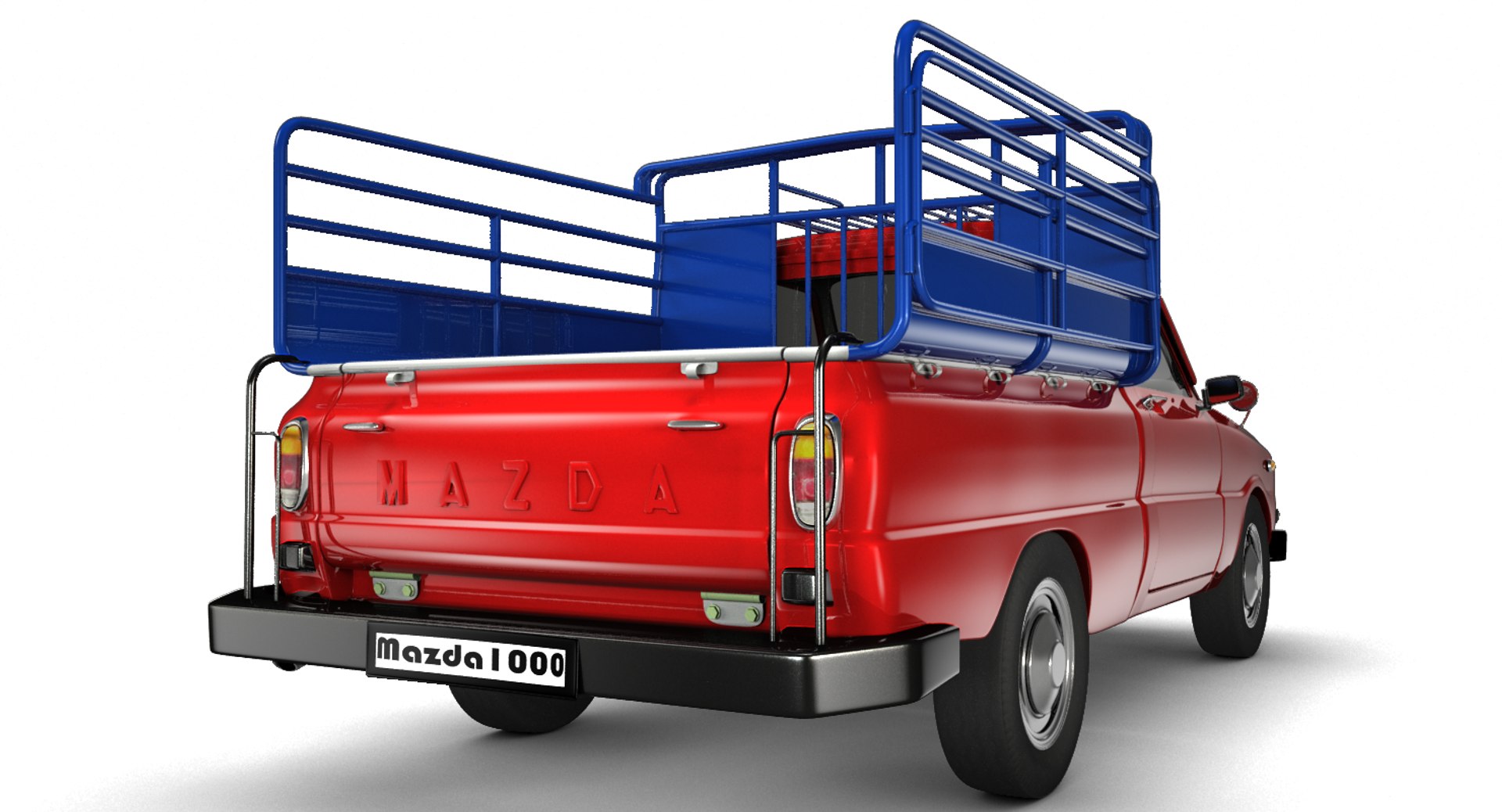 3d Model Mazda 1000 Pickup
