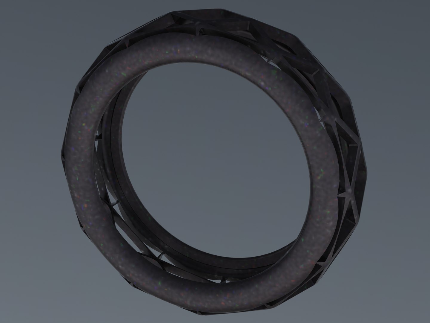 Wireframe Shape Geometric Ring 3D Model - TurboSquid 2176055