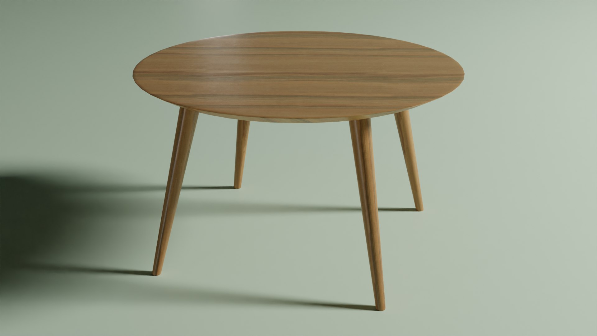 Stylish Round Table Model - TurboSquid 1983111
