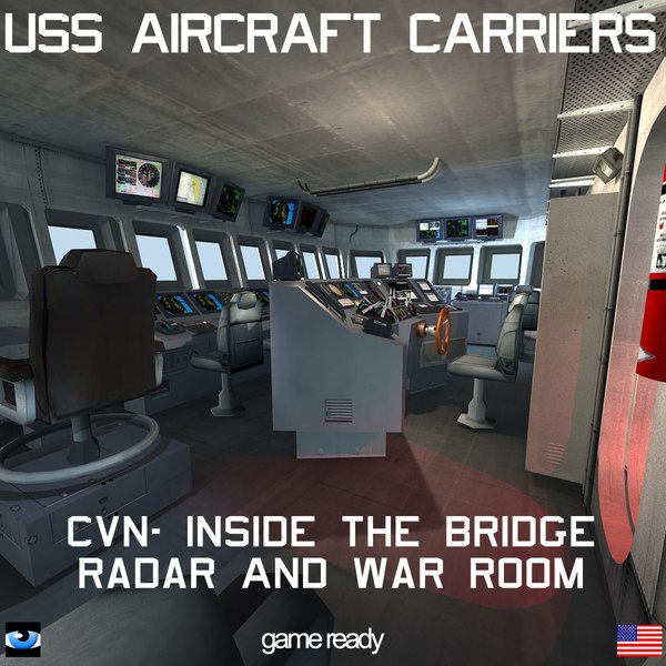 modelo 3d USS CVN portaaviones en el interior - TurboSquid 1319303