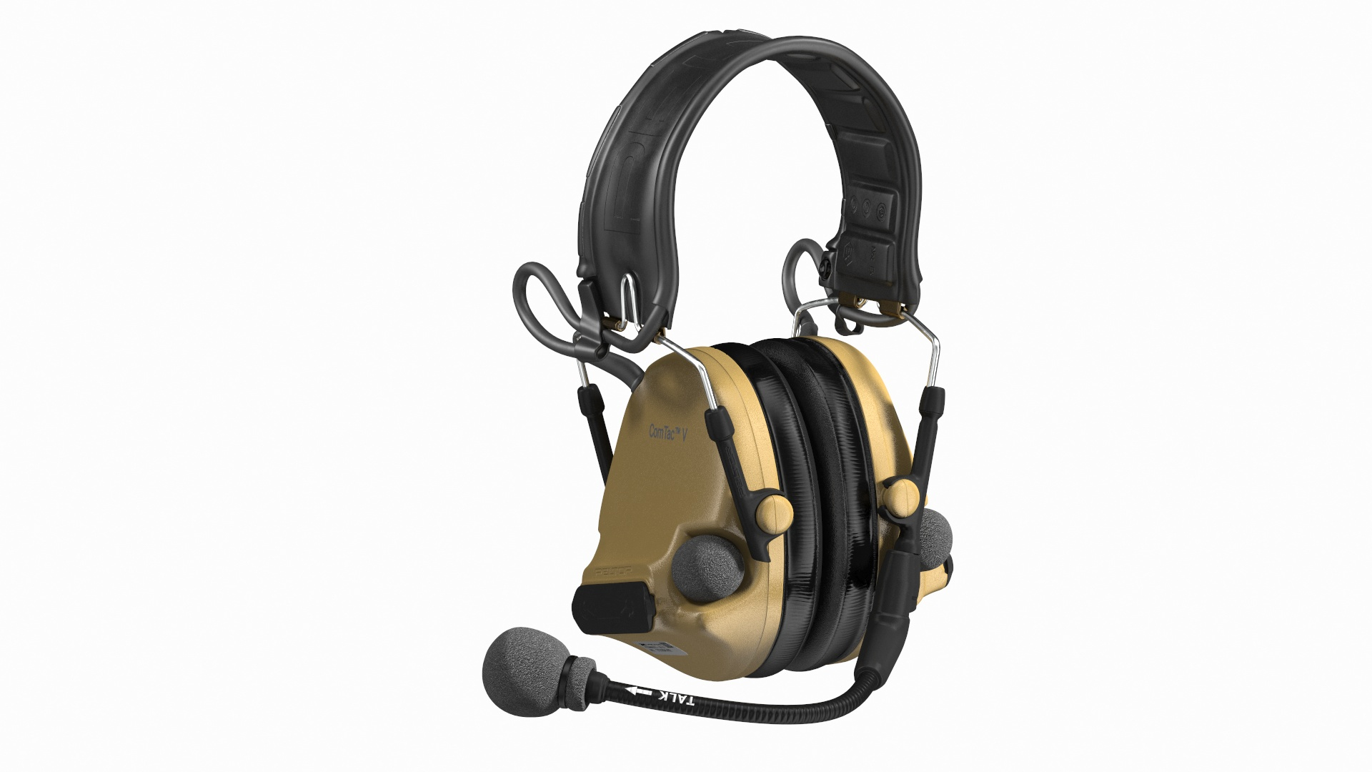 3D Folded Comtak Tactical Headset - TurboSquid 2007302