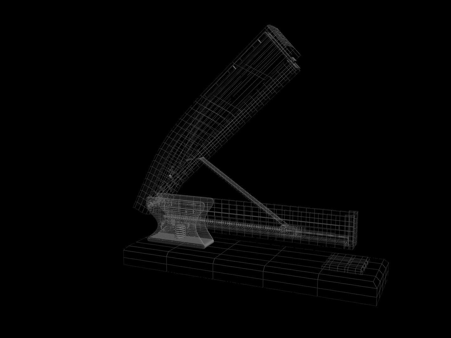 3D stapler staple model - TurboSquid 1326132