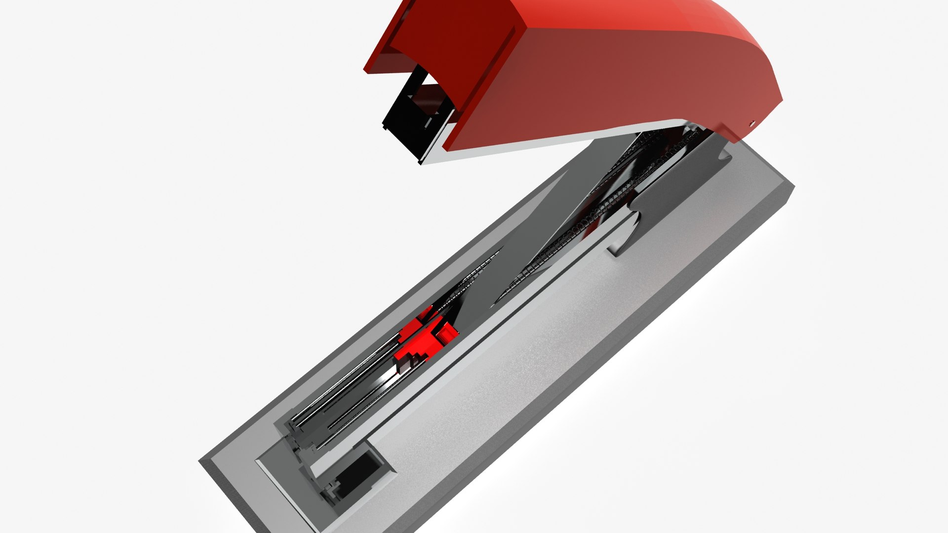 3D stapler staple model - TurboSquid 1326132