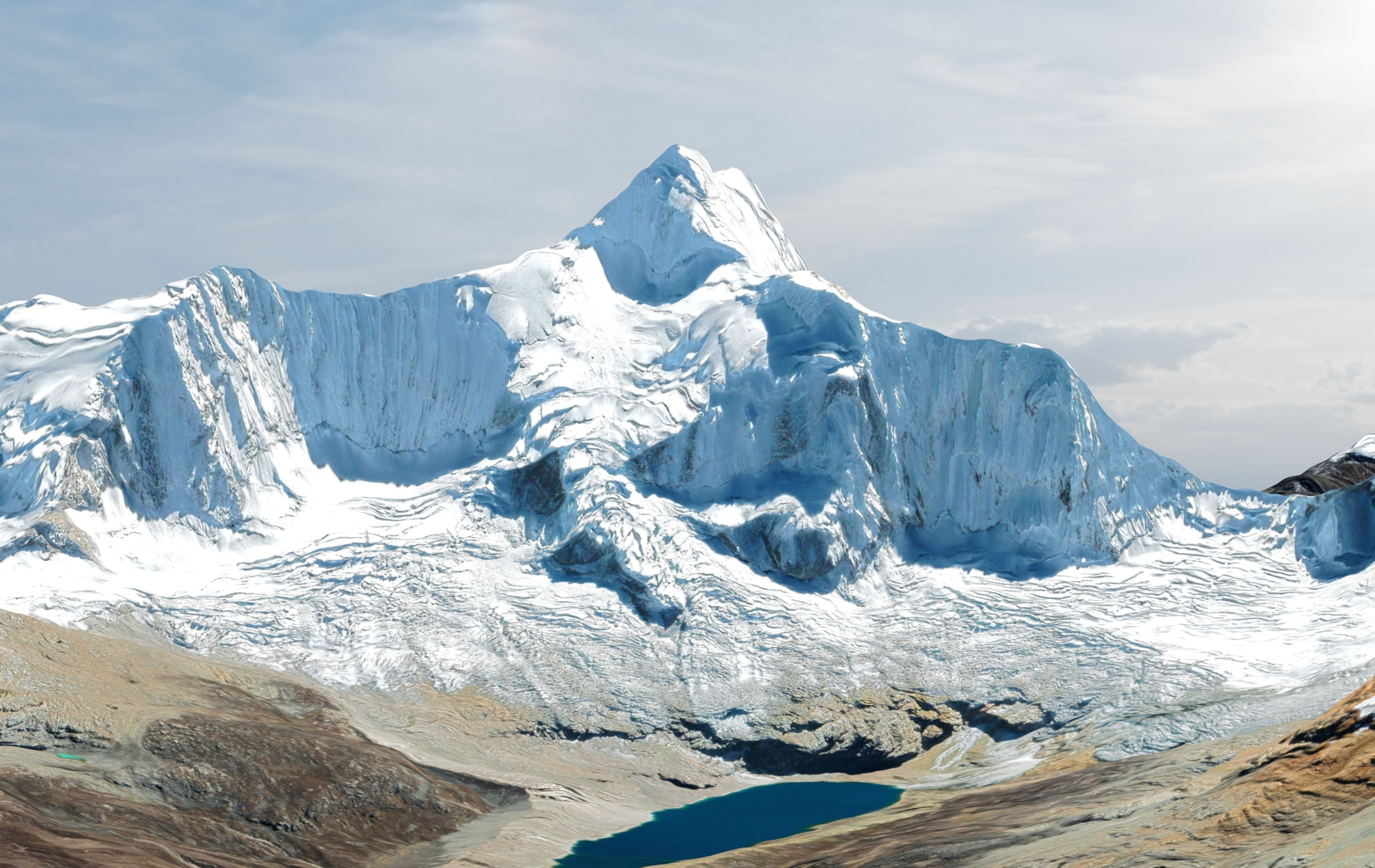 3D andes mountain landscape - TurboSquid 1645780