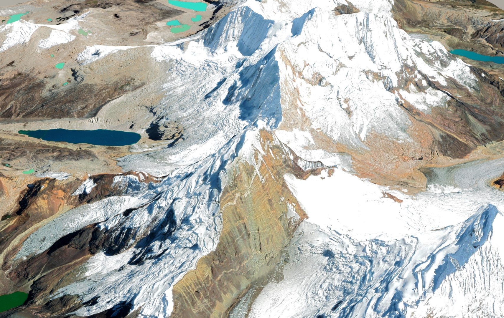 3D Andes Mountain Landscape - TurboSquid 1645780