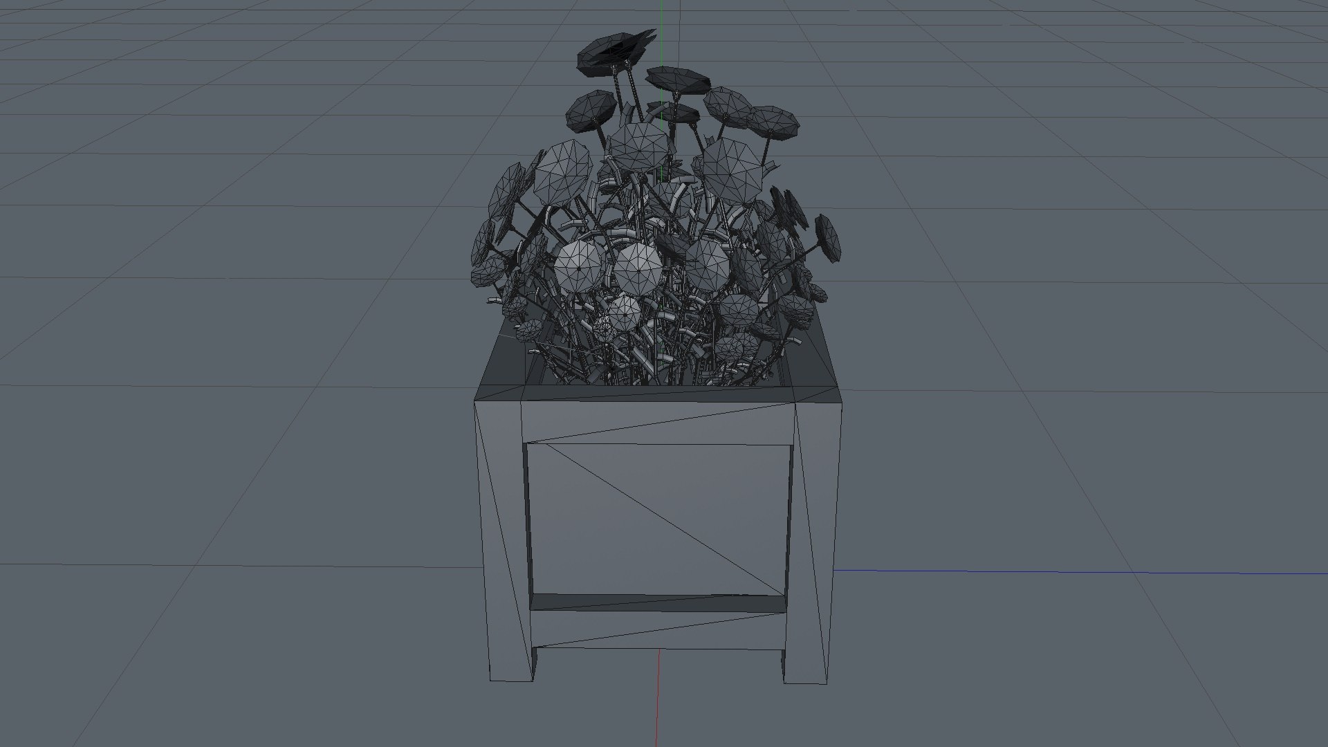3D Small Trough Wooden Garden Planter - TurboSquid 2064009