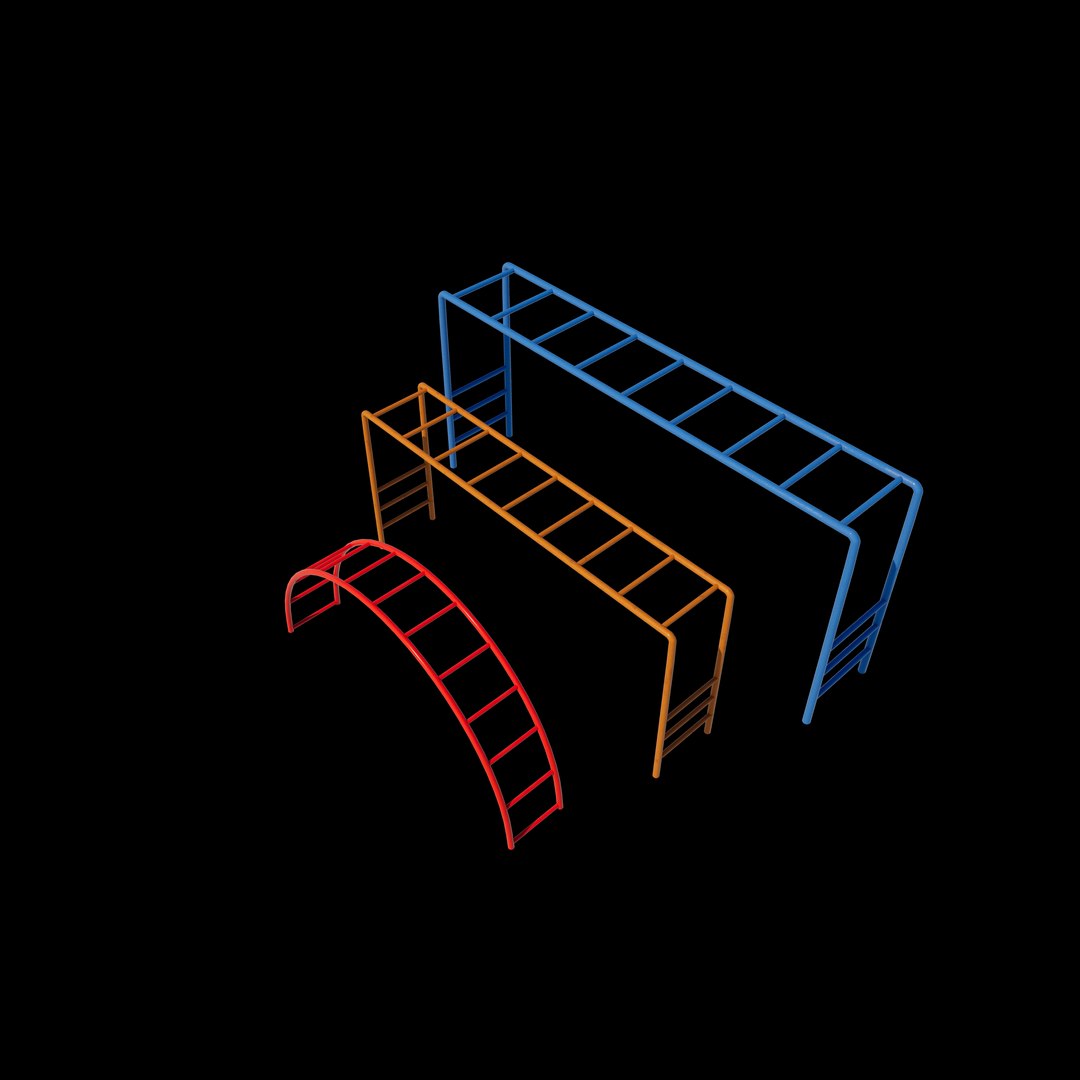 3D Playground Monkey Bars 3D Model Model - TurboSquid 2340476