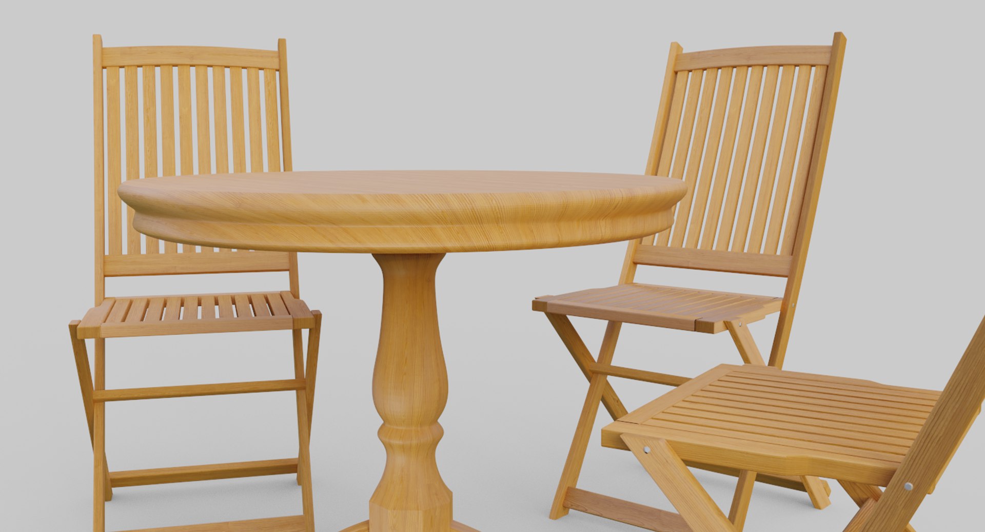 Table Chairs 3D Model - TurboSquid 1357287