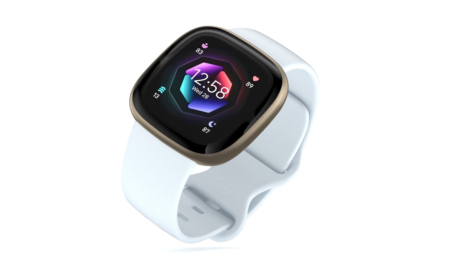 Fitbit Sense 2 Blue Mist model - TurboSquid 2158142