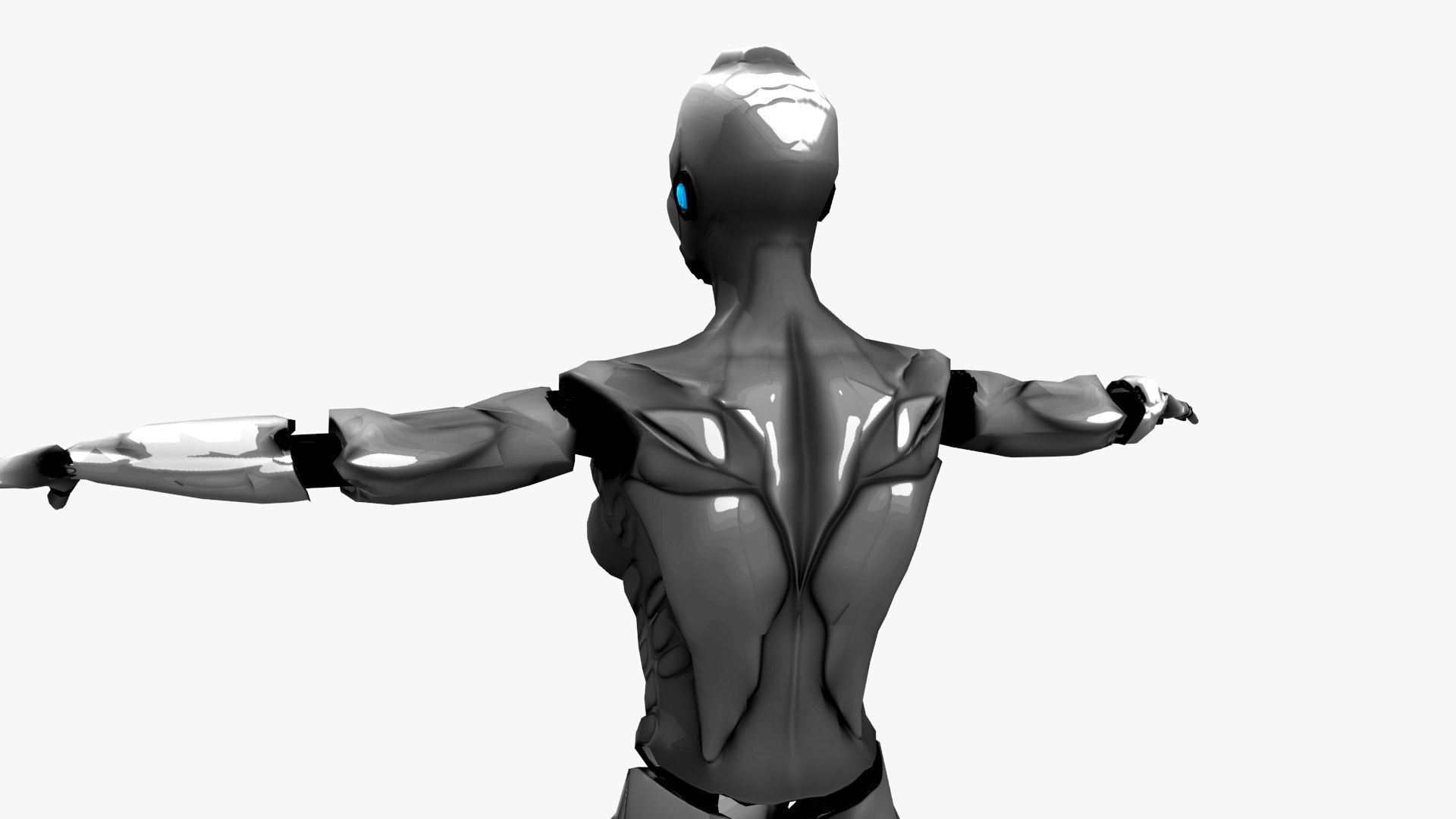 Female robot muscles anatomy 3D - TurboSquid 1590778