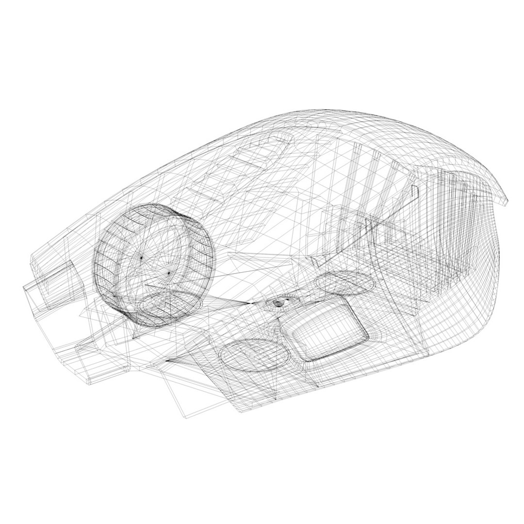 3d model gaming mouse
