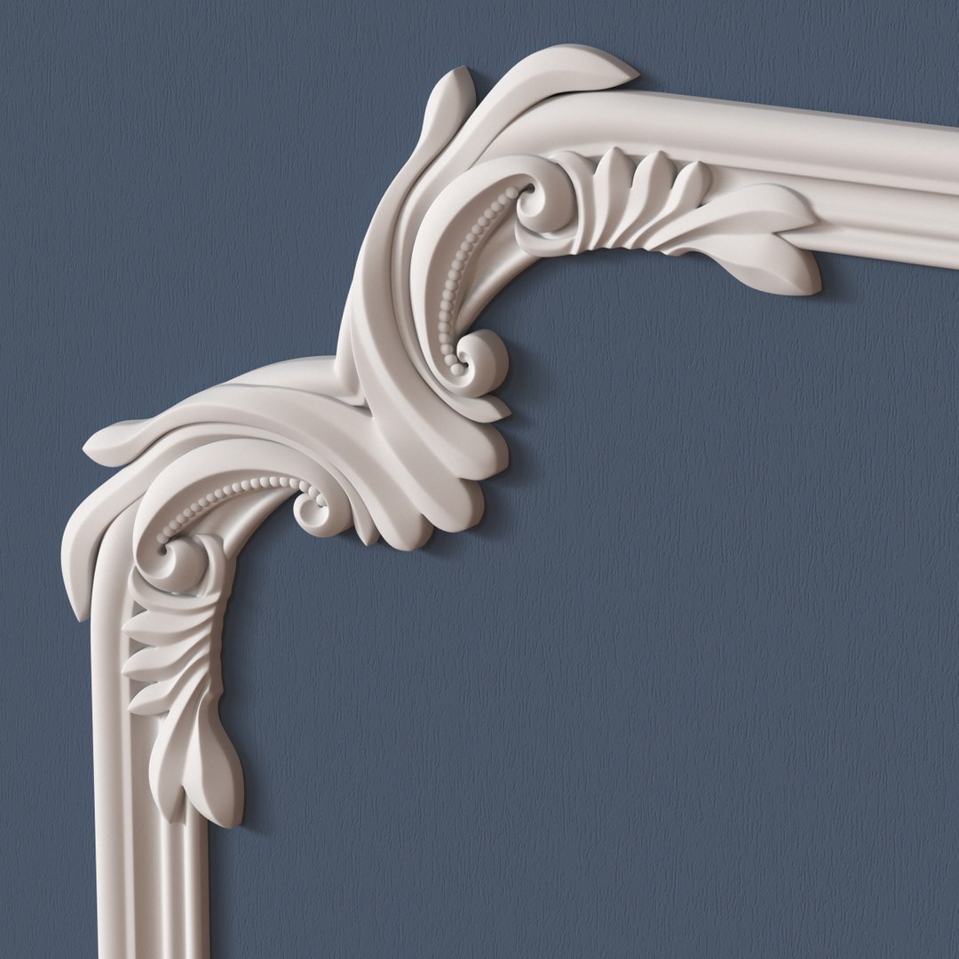 3d Molding Corner Model