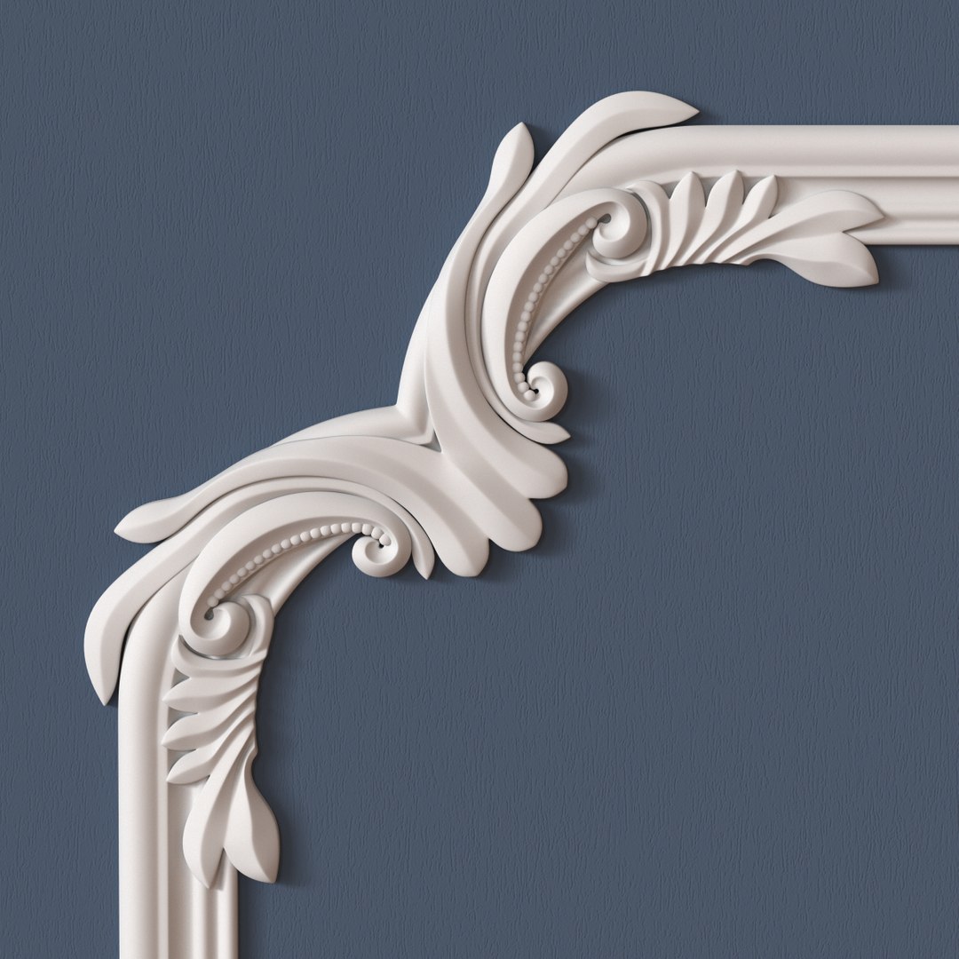 3d Molding Corner Model