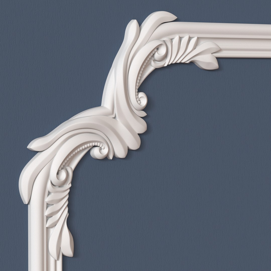 3d Molding Corner Model