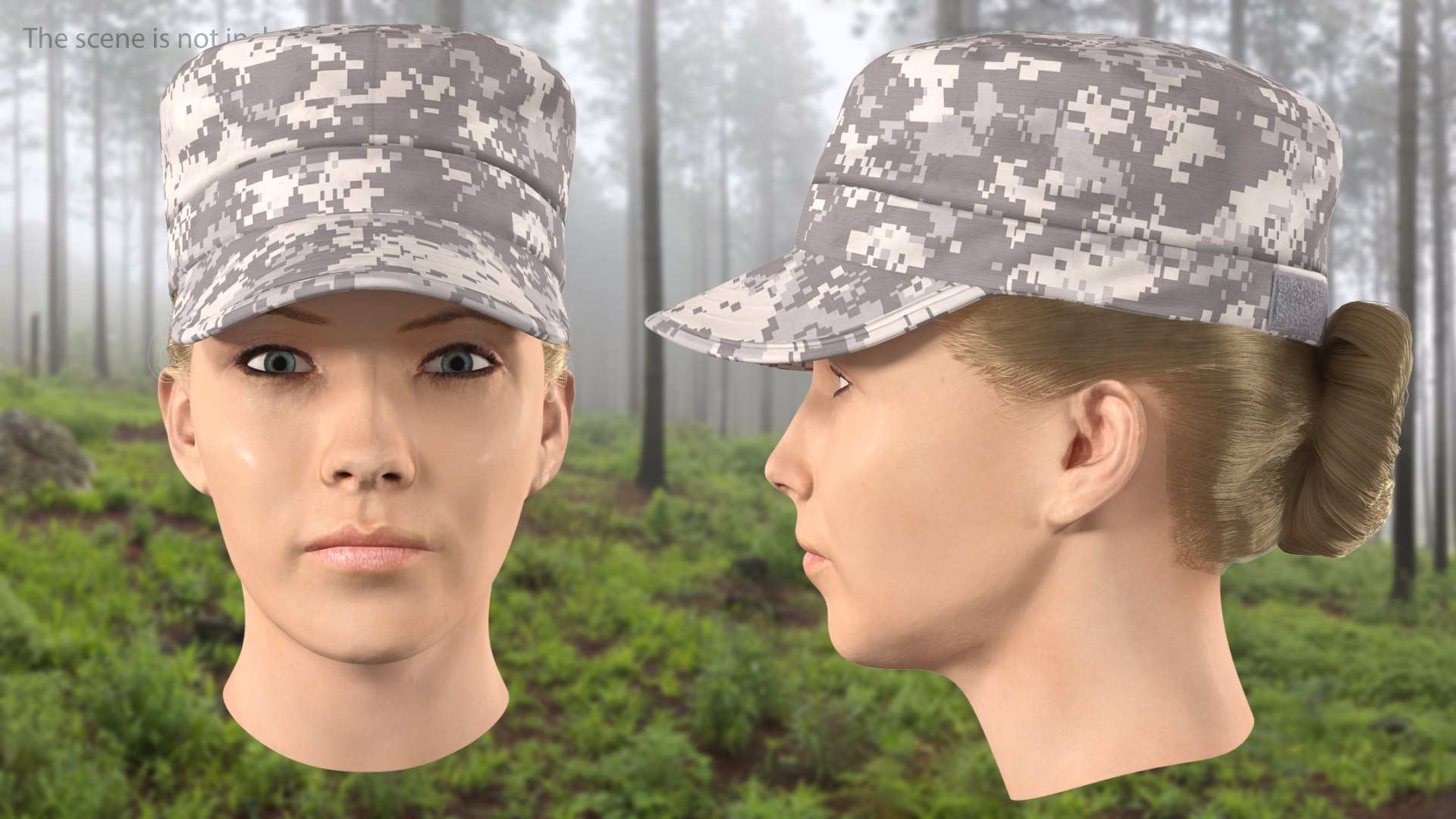 Female Soldier Heads Collection 3D - TurboSquid 1735372