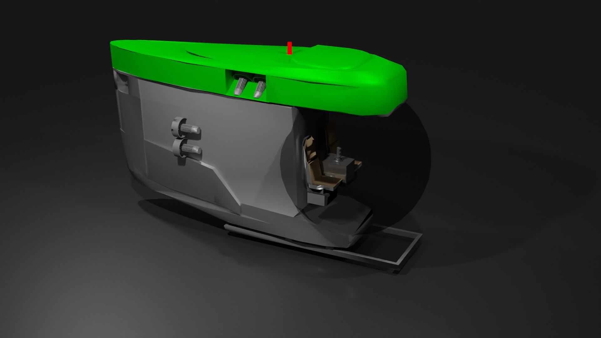 Triton 40002 Submersible 3D Model - TurboSquid 2238806