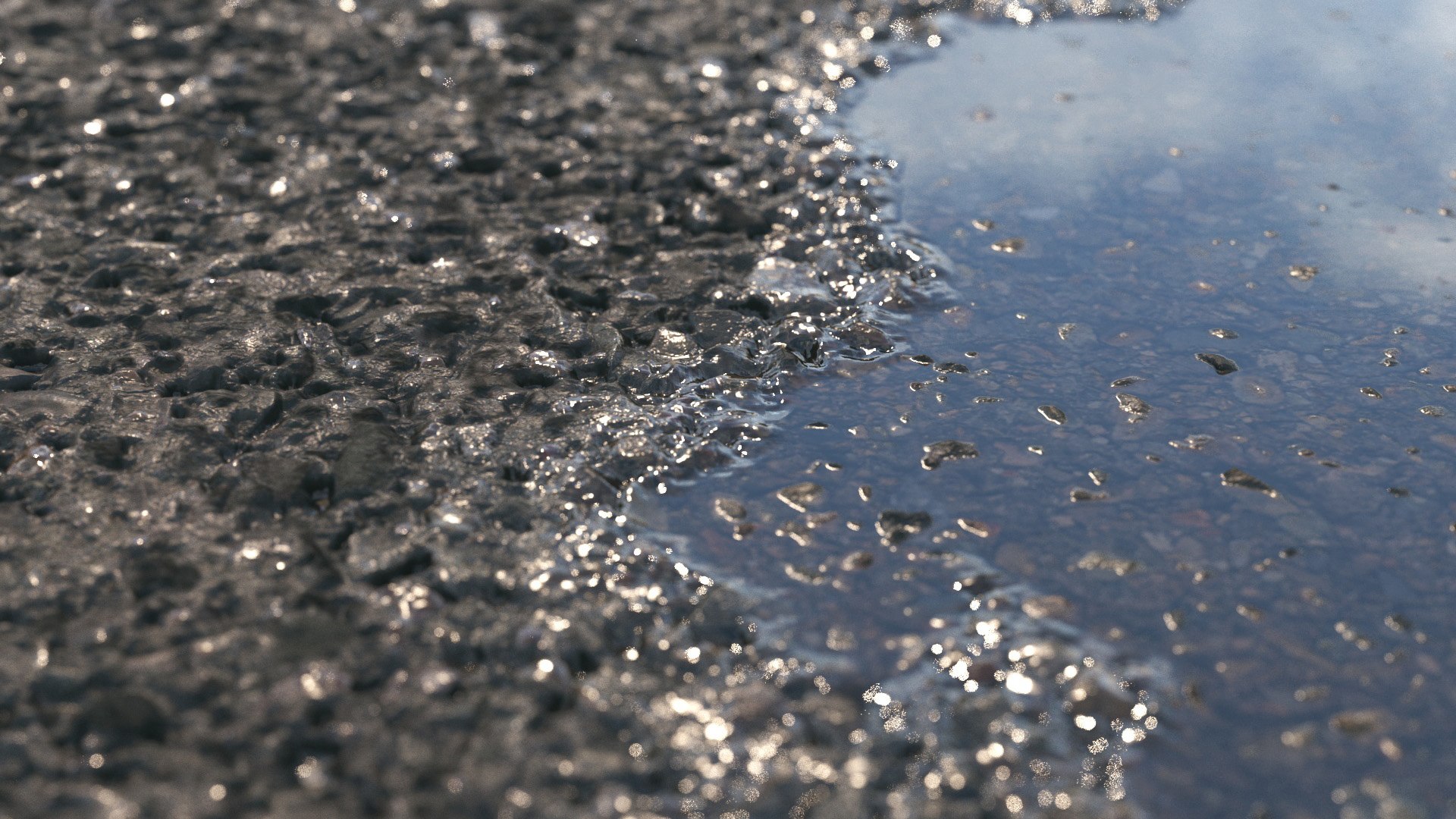 Wet Asphalt Material 07 8k Seamless PBR 3D Model - TurboSquid 2118669
