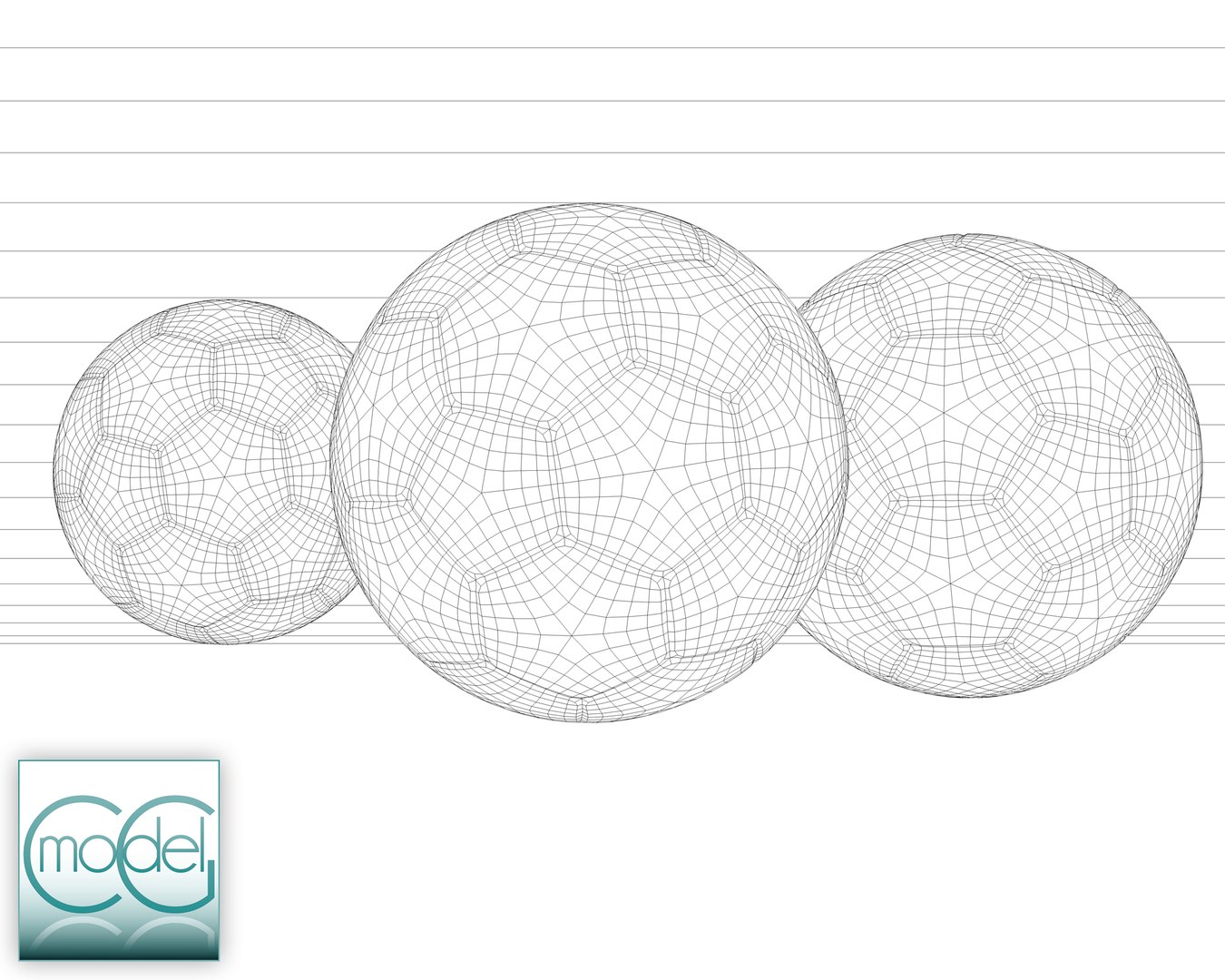 3d Balls Model