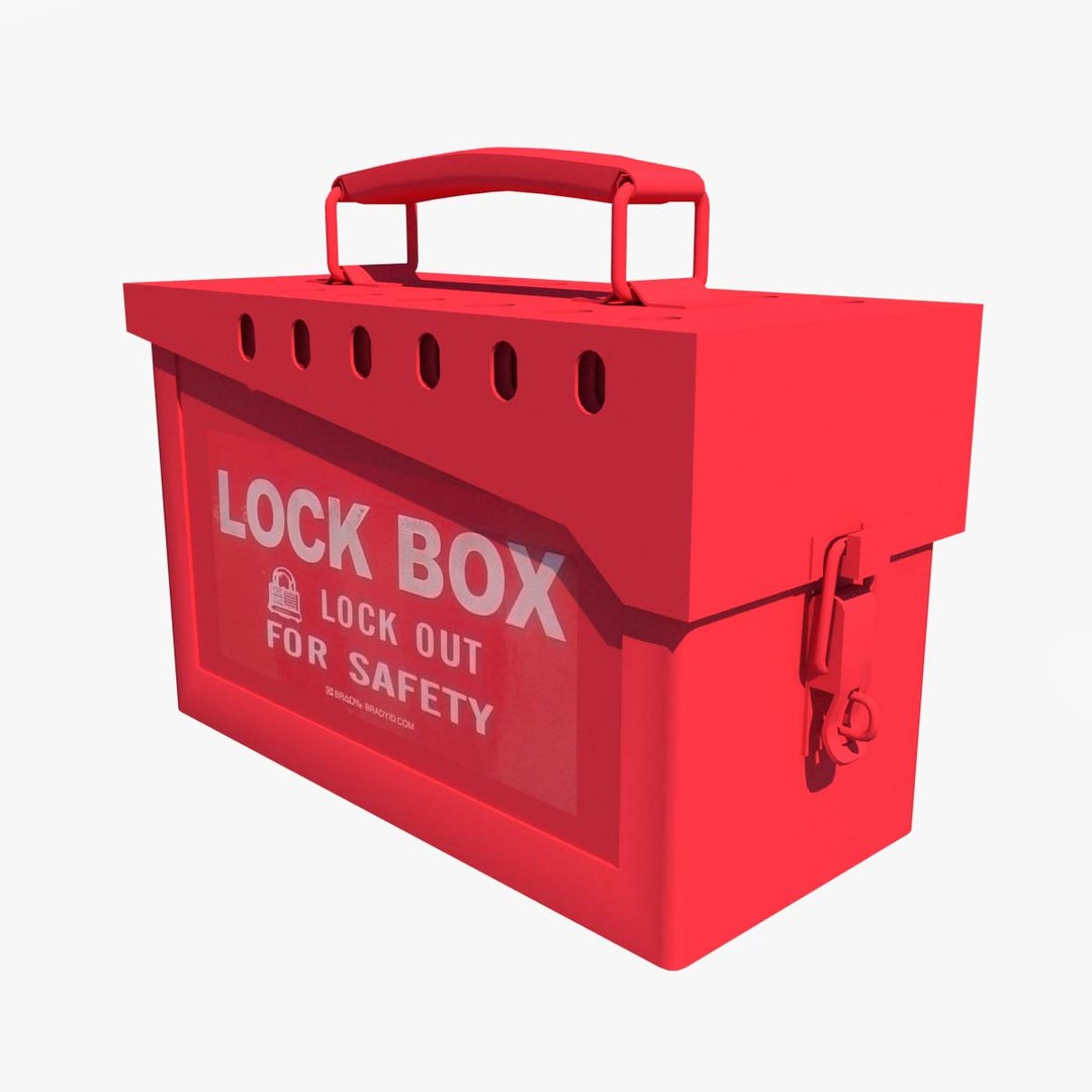 Lock box 3D model - TurboSquid 1949843