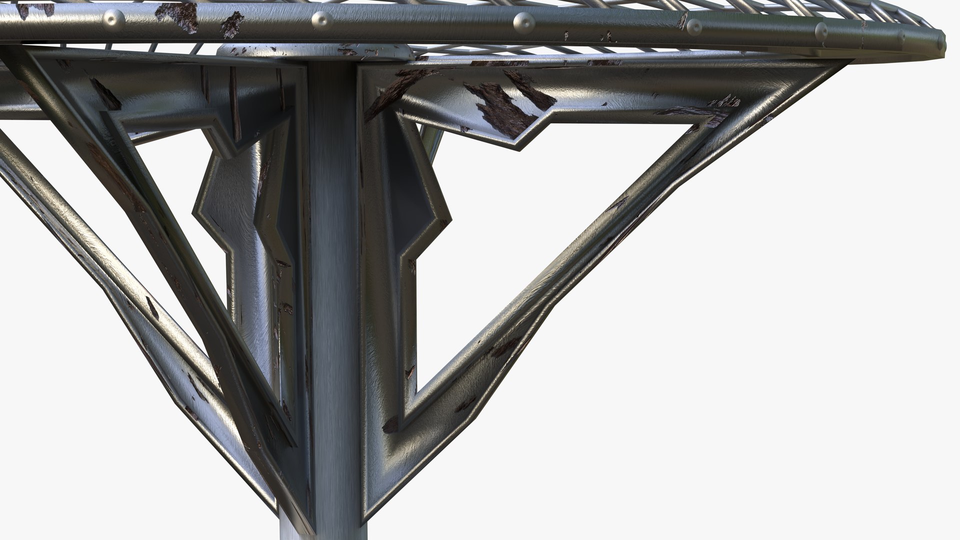 3D Model Junkyard-style Bar Stool - TurboSquid 2081077