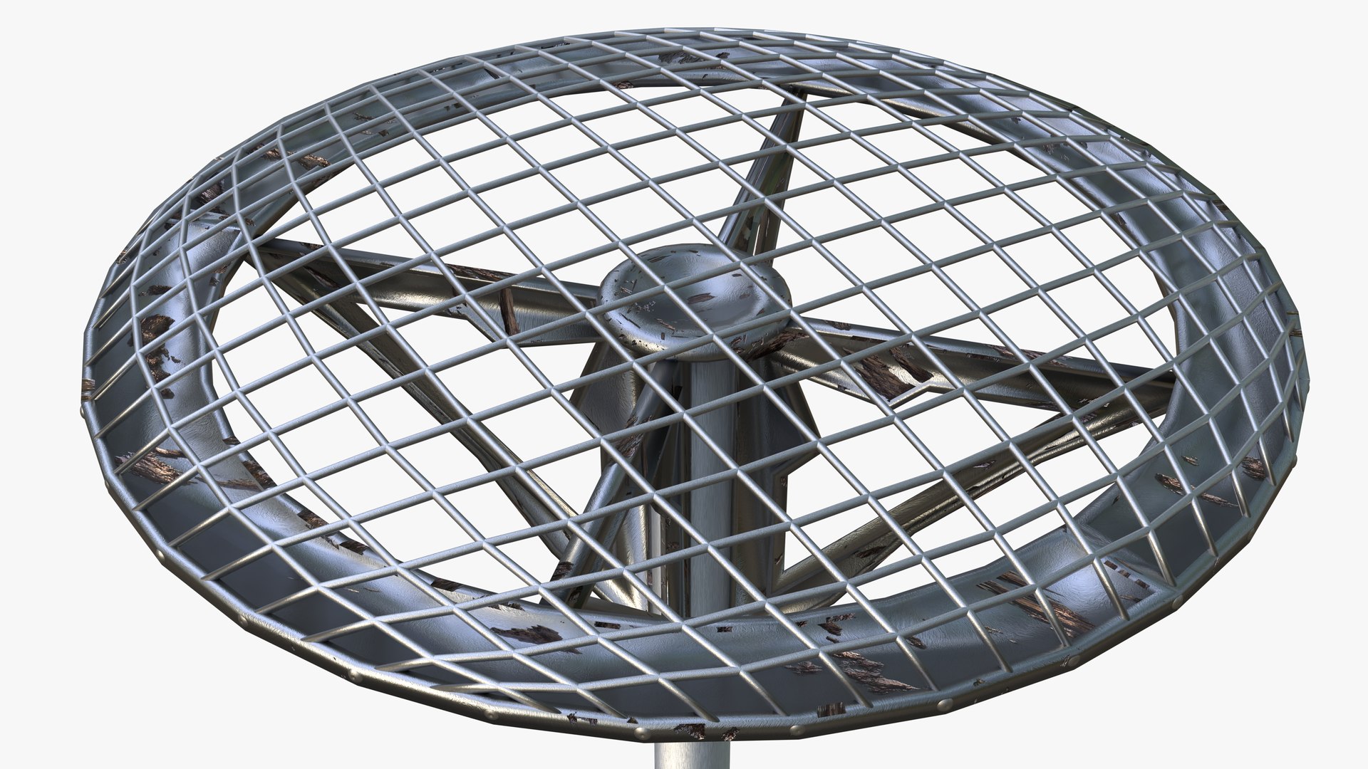 3D Model Junkyard-style Bar Stool - TurboSquid 2081077
