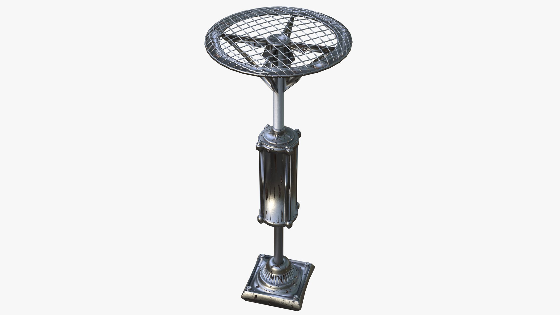 3D model Junkyard-style bar stool - TurboSquid 2081077