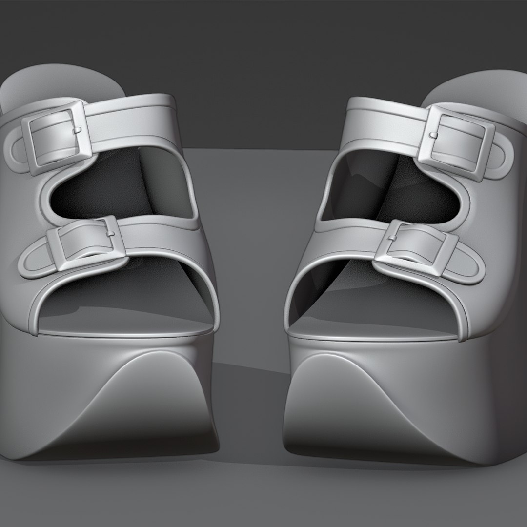 Womens sandals 3D model - TurboSquid 2079144