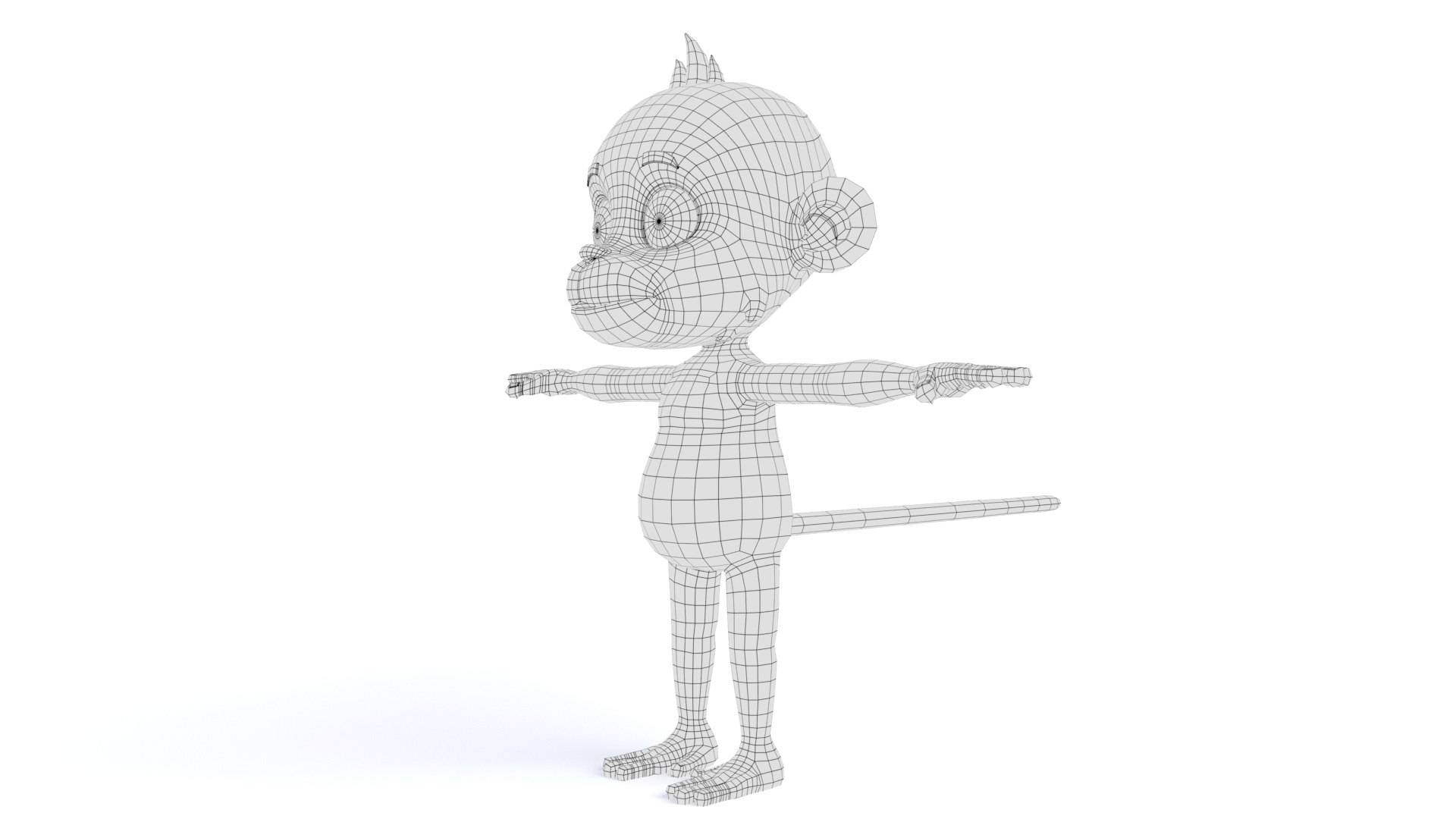 CartoonMonkey02 3D Model - TurboSquid 2254863
