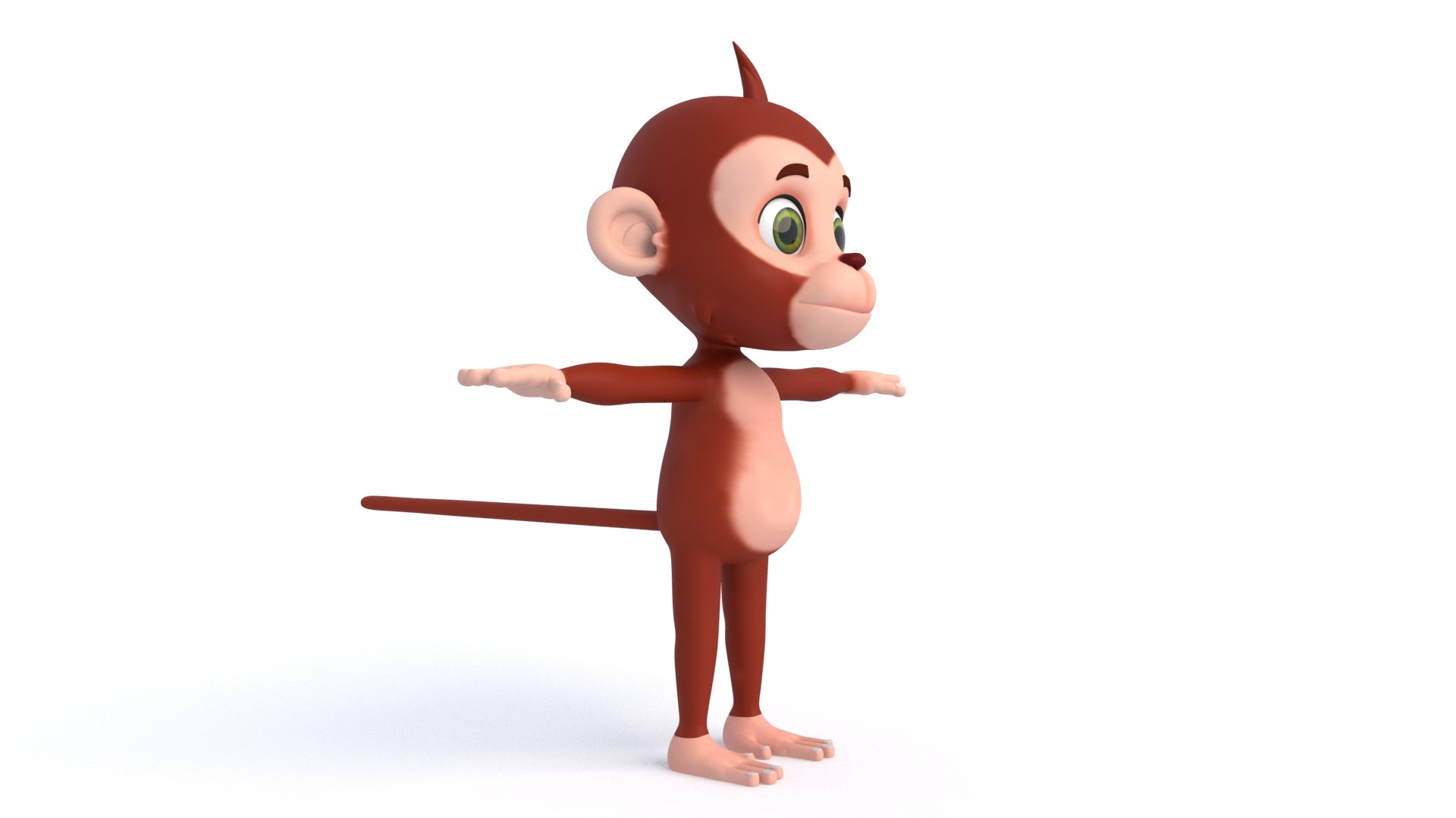 CartoonMonkey02 3D Model - TurboSquid 2254863