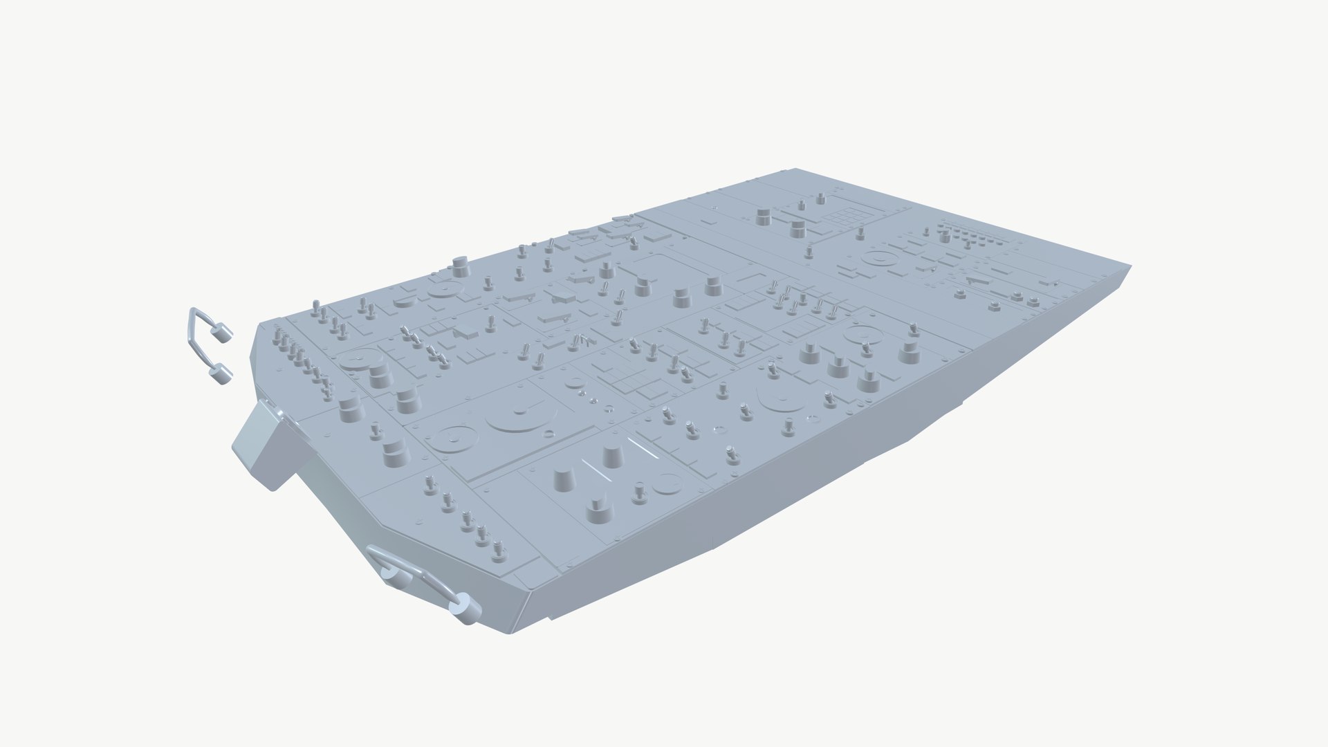 Airplane Cockpit Top Panel 3D - TurboSquid 2424438