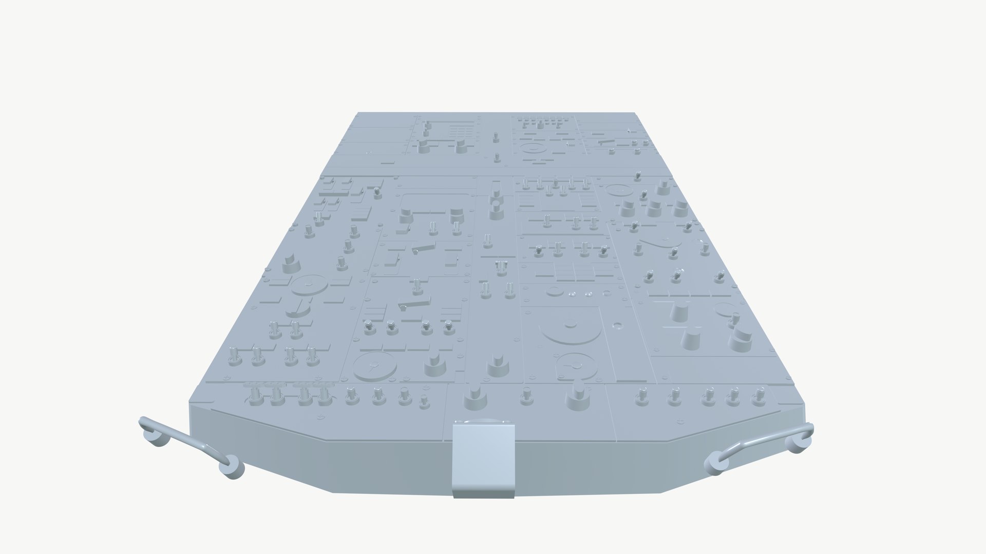 Airplane Cockpit Top Panel 3D - TurboSquid 2424438