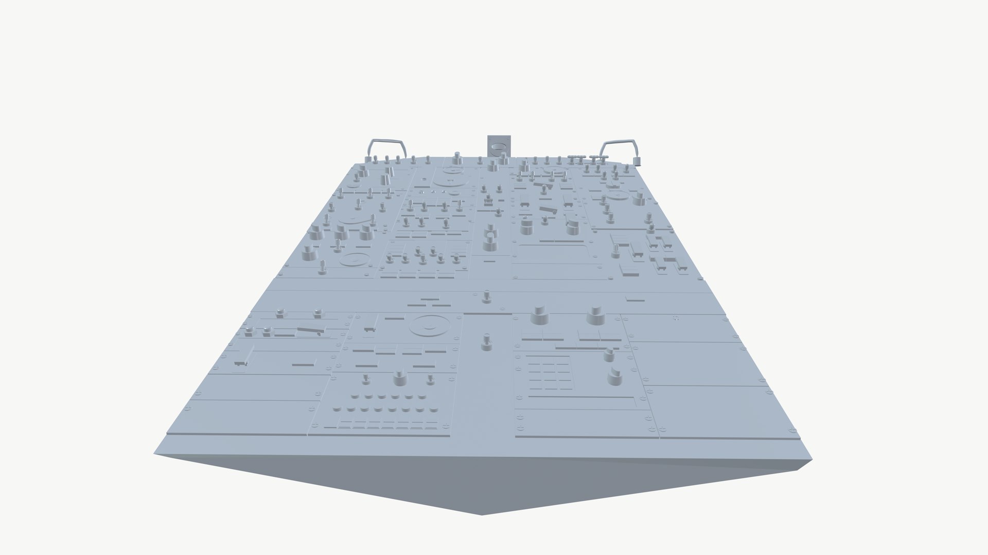 Airplane Cockpit Top Panel 3D - TurboSquid 2424438