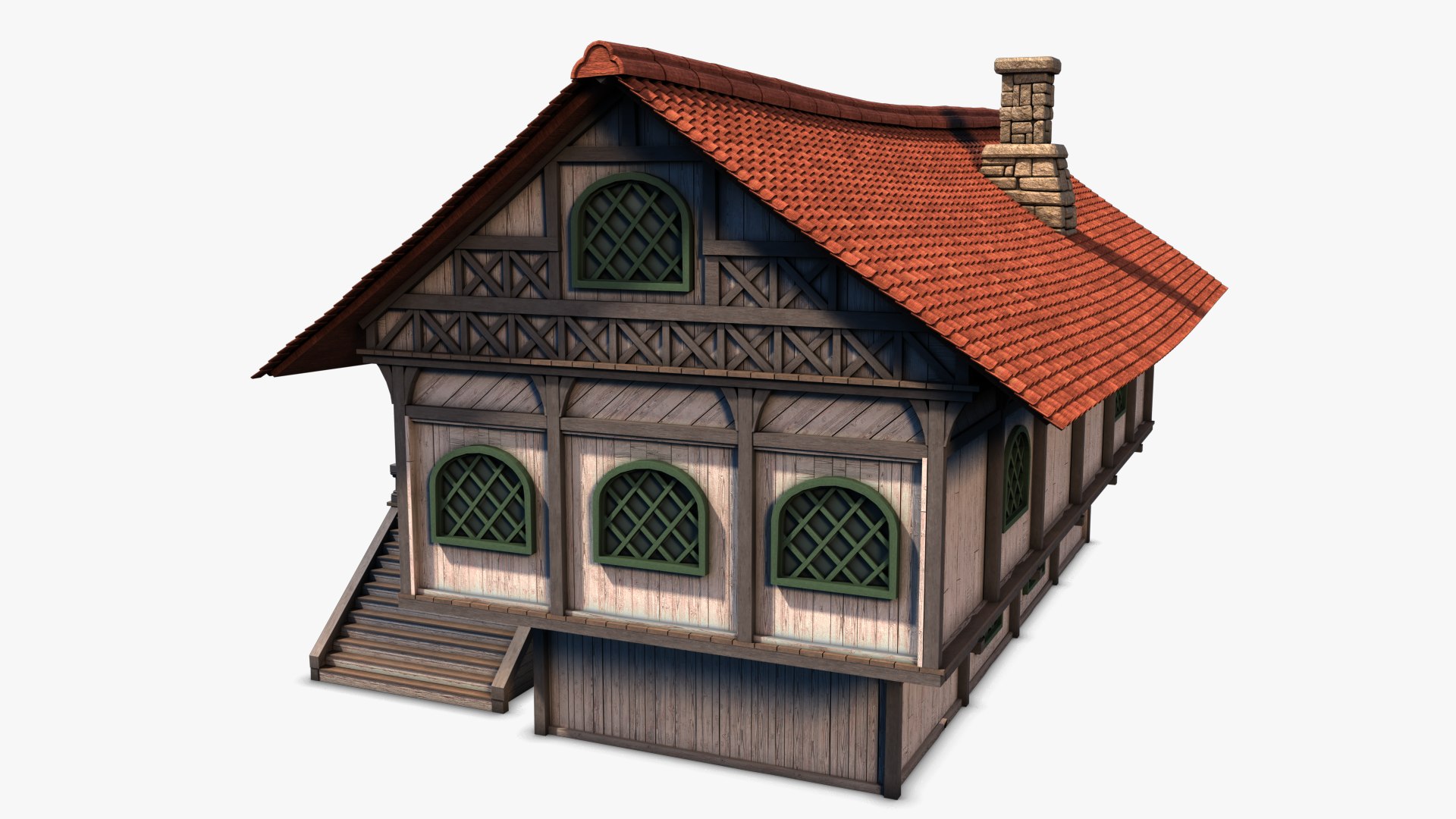 3D Cottage03 - TurboSquid 2008932