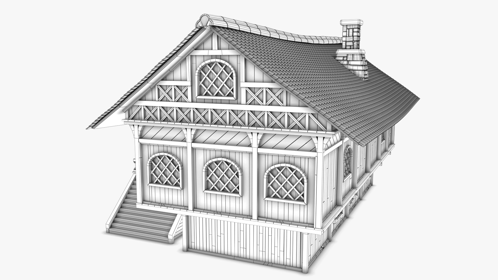 3D Cottage03 - TurboSquid 2008932