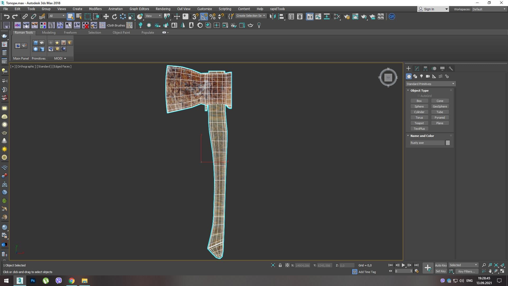 Rust Axe Post Apoc PBR low-poly 3d model game ready model - TurboSquid ...