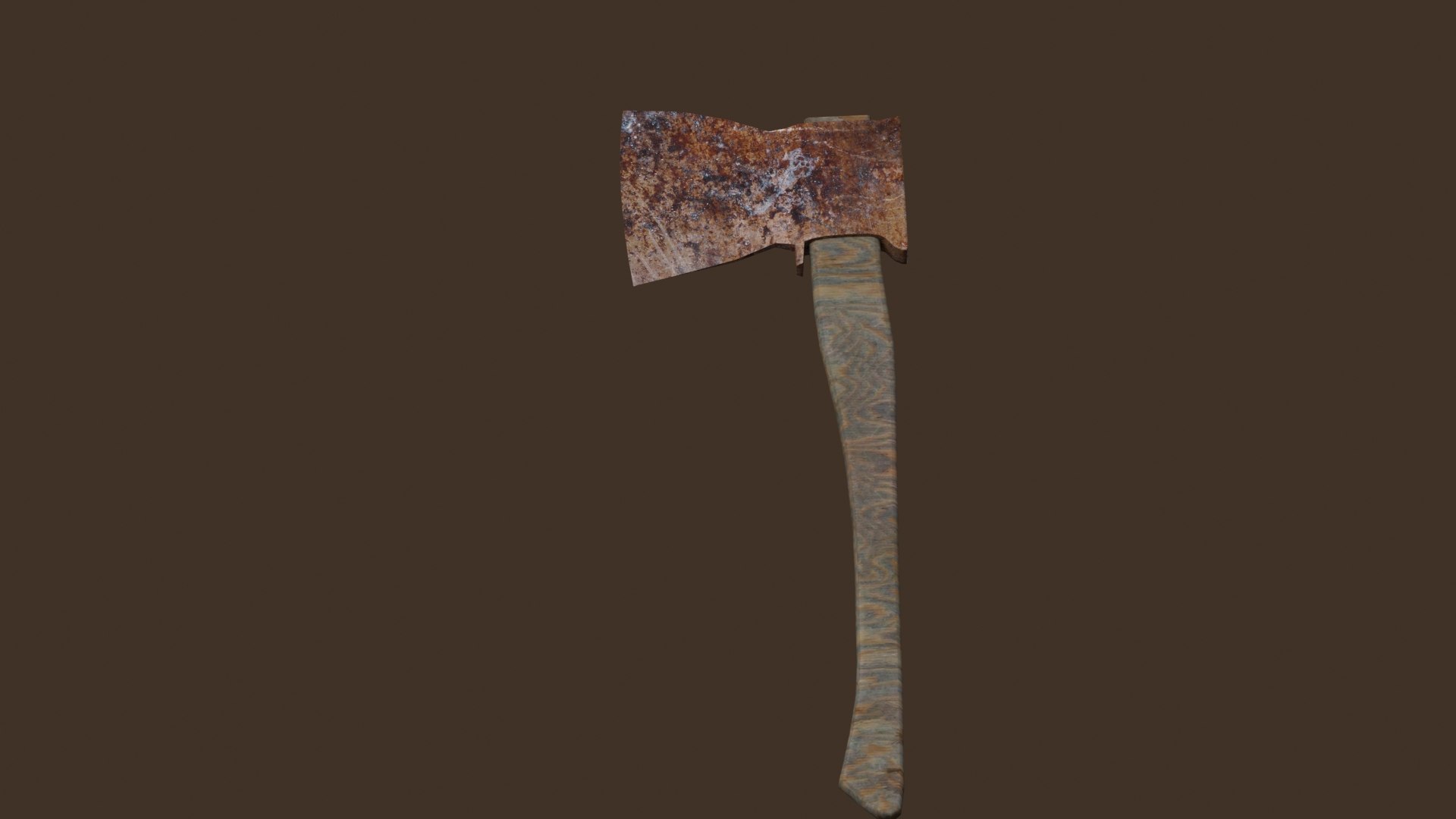 Rust Axe Post Apoc PBR low-poly 3d model game ready model - TurboSquid ...