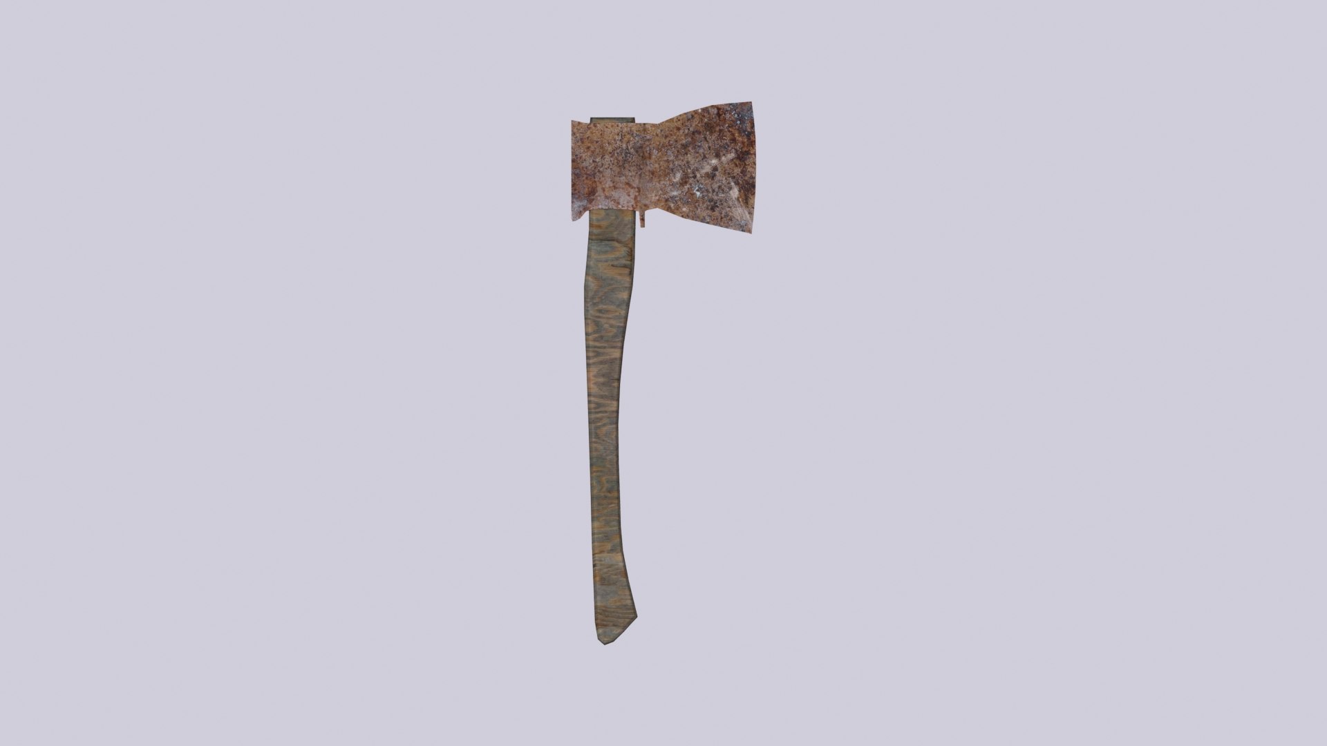 Rust Axe Post Apoc PBR low-poly 3d model game ready model - TurboSquid ...