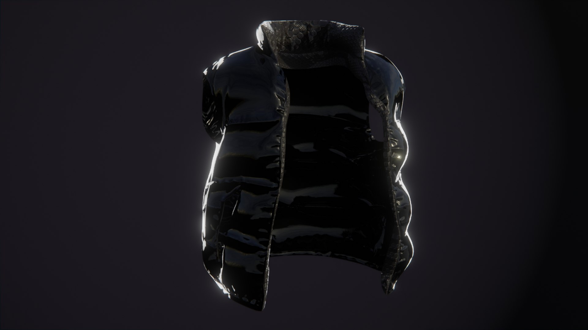 Puffy Jacket Vest 3D Model - TurboSquid 1880578