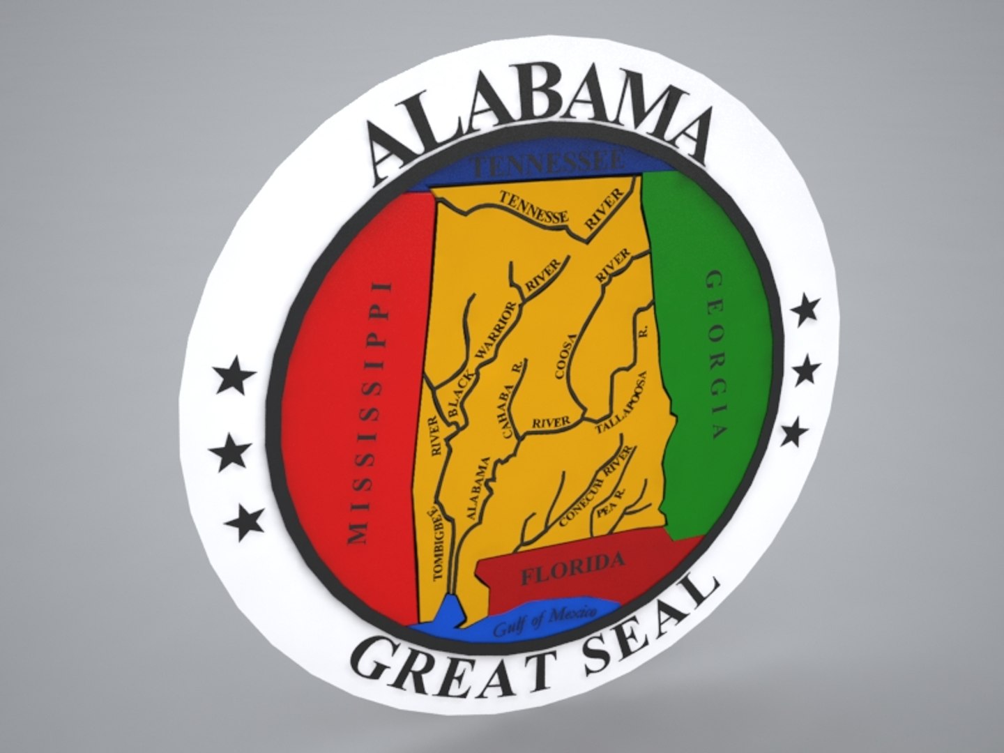 3d model seal alabama