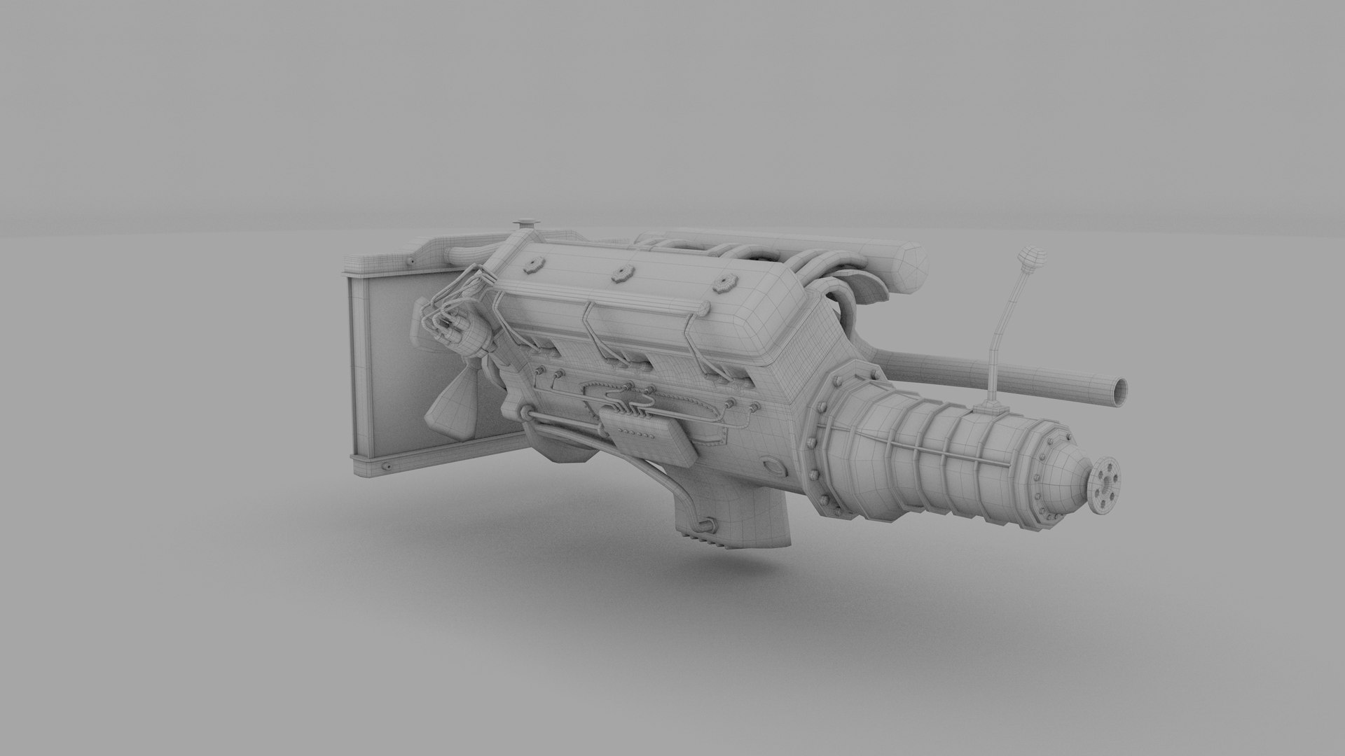 Mercedes Engine Assembly 3d Model