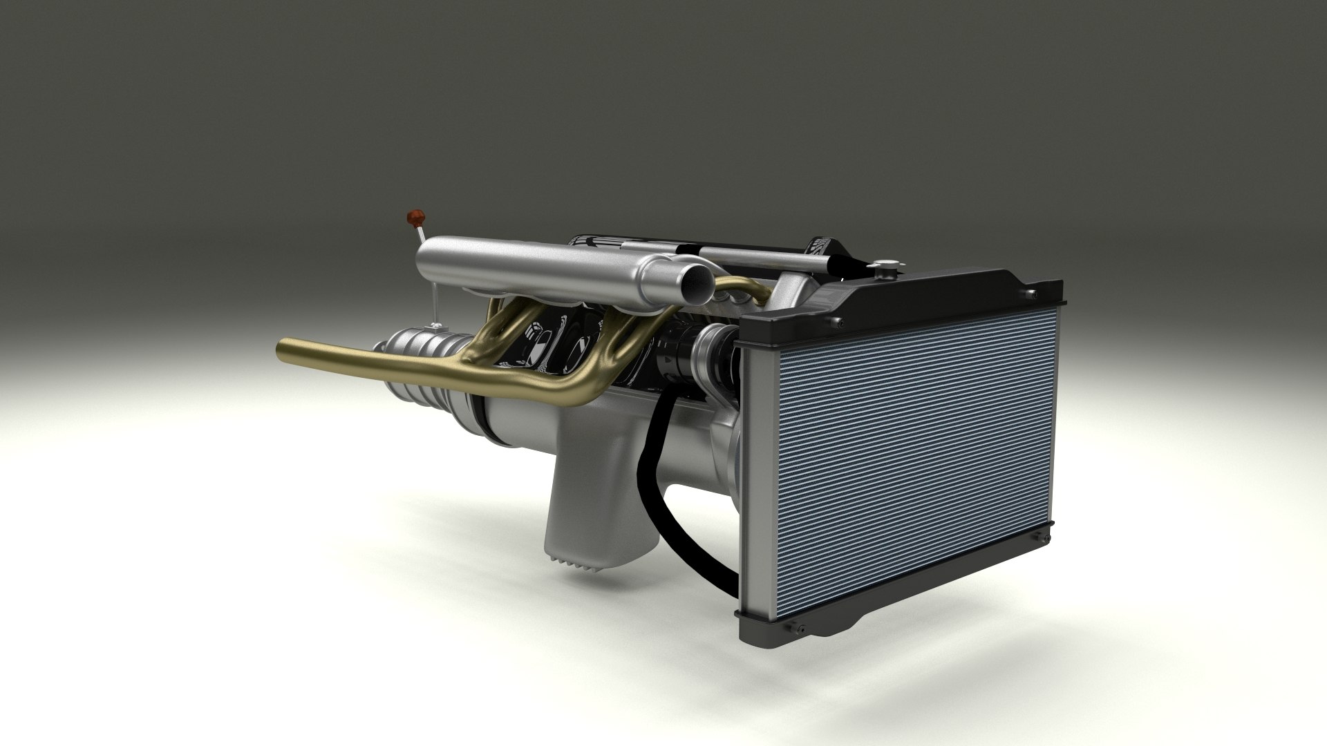 Mercedes Engine Assembly 3d Model