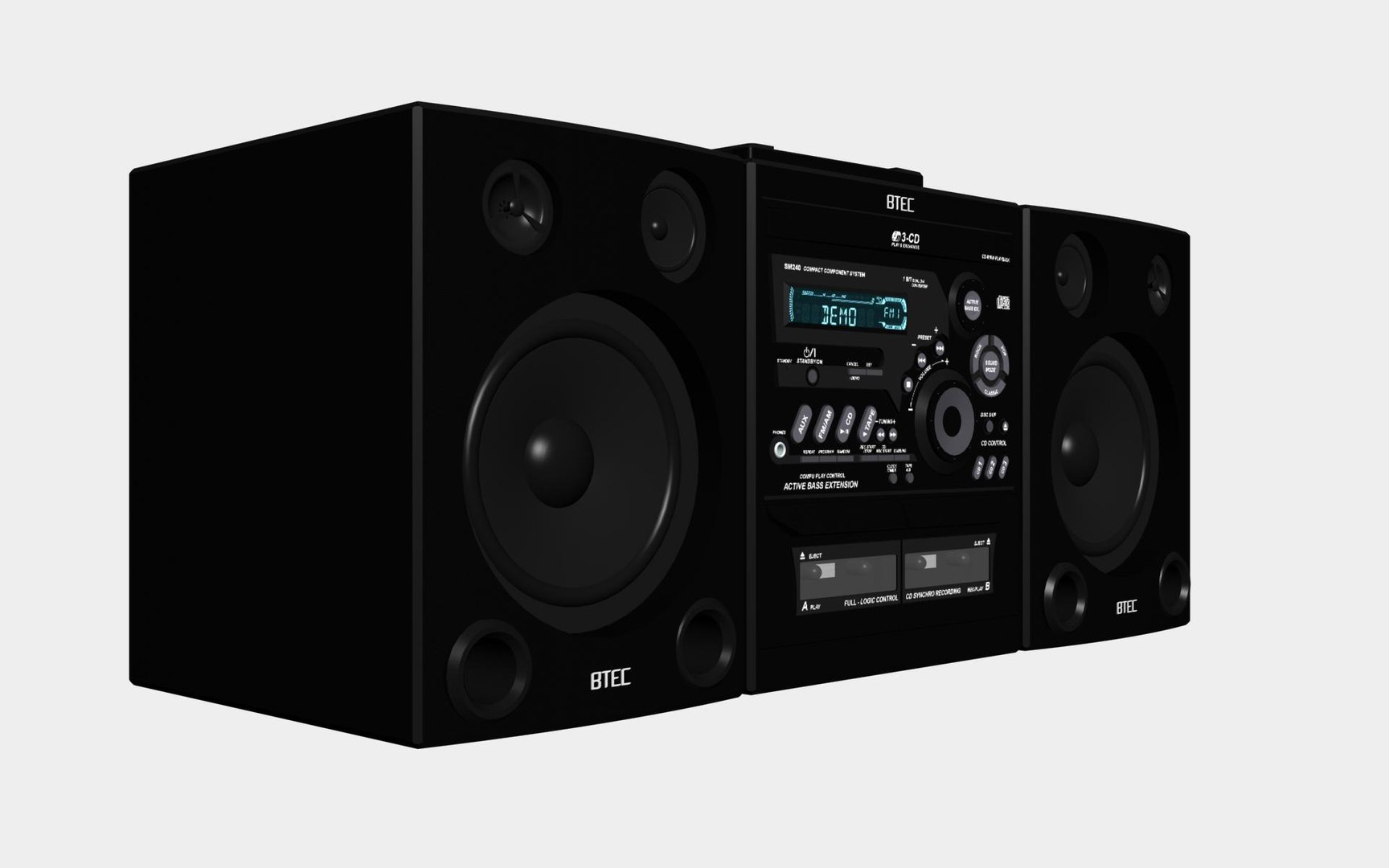 Stereo Radio Player 3d Model