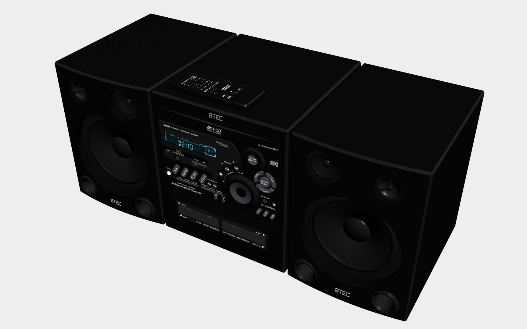 Stereo Radio Player 3d Model