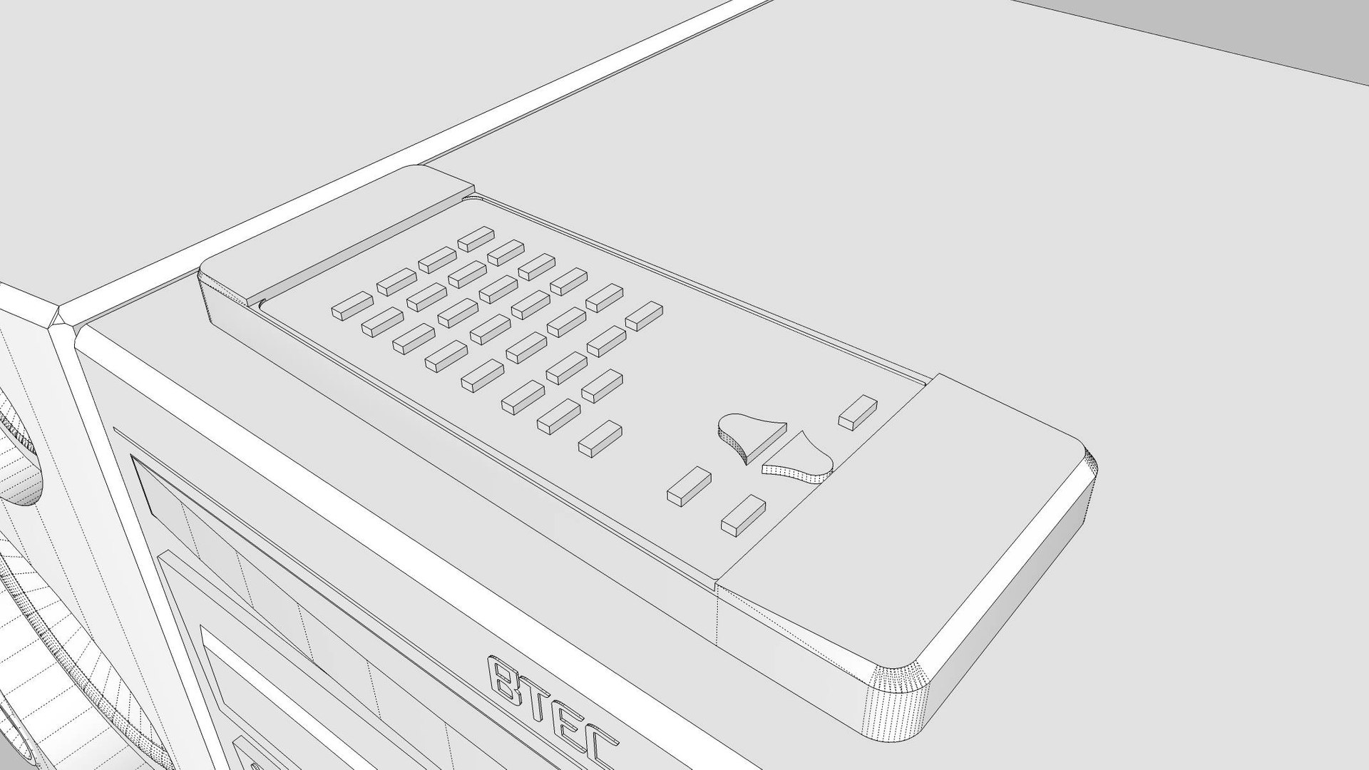 Stereo Radio Player 3d Model
